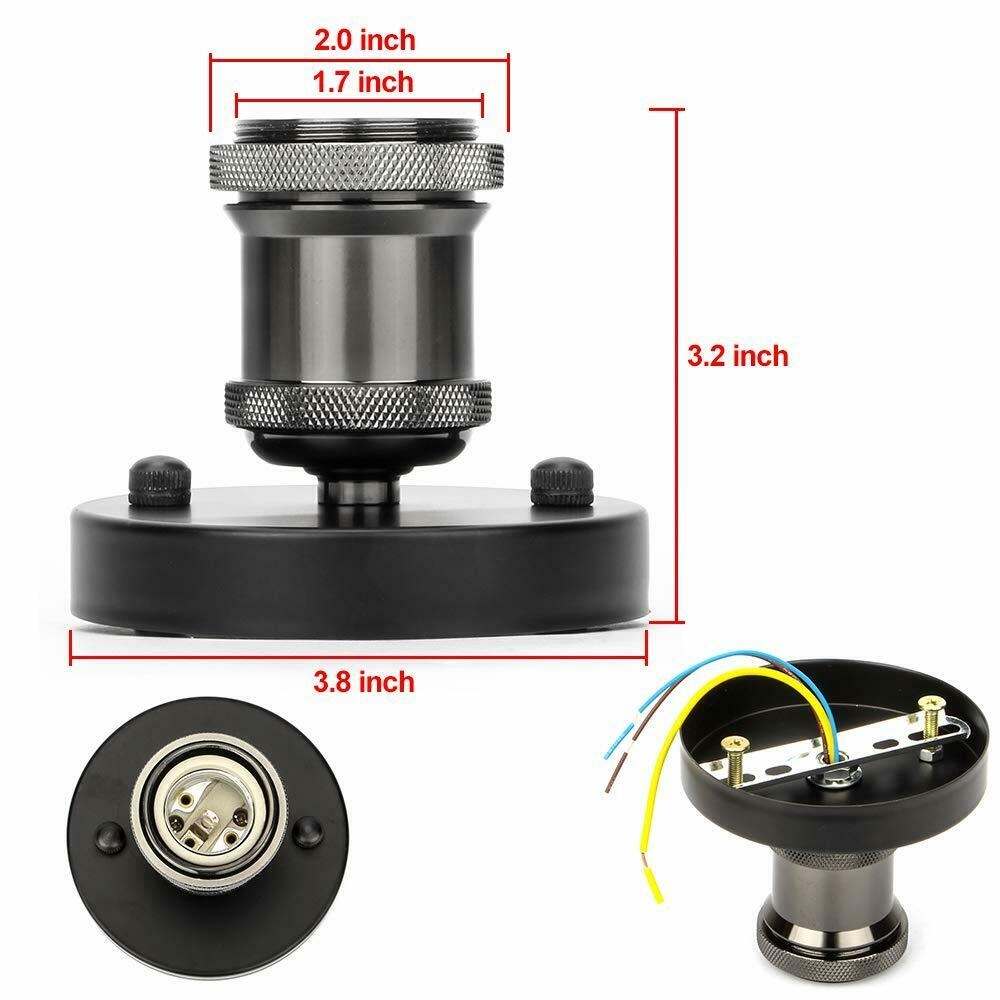 Ceiling Fitting Light Retro Flush Mount E27 Cap Modern Ceiling Lighting ...