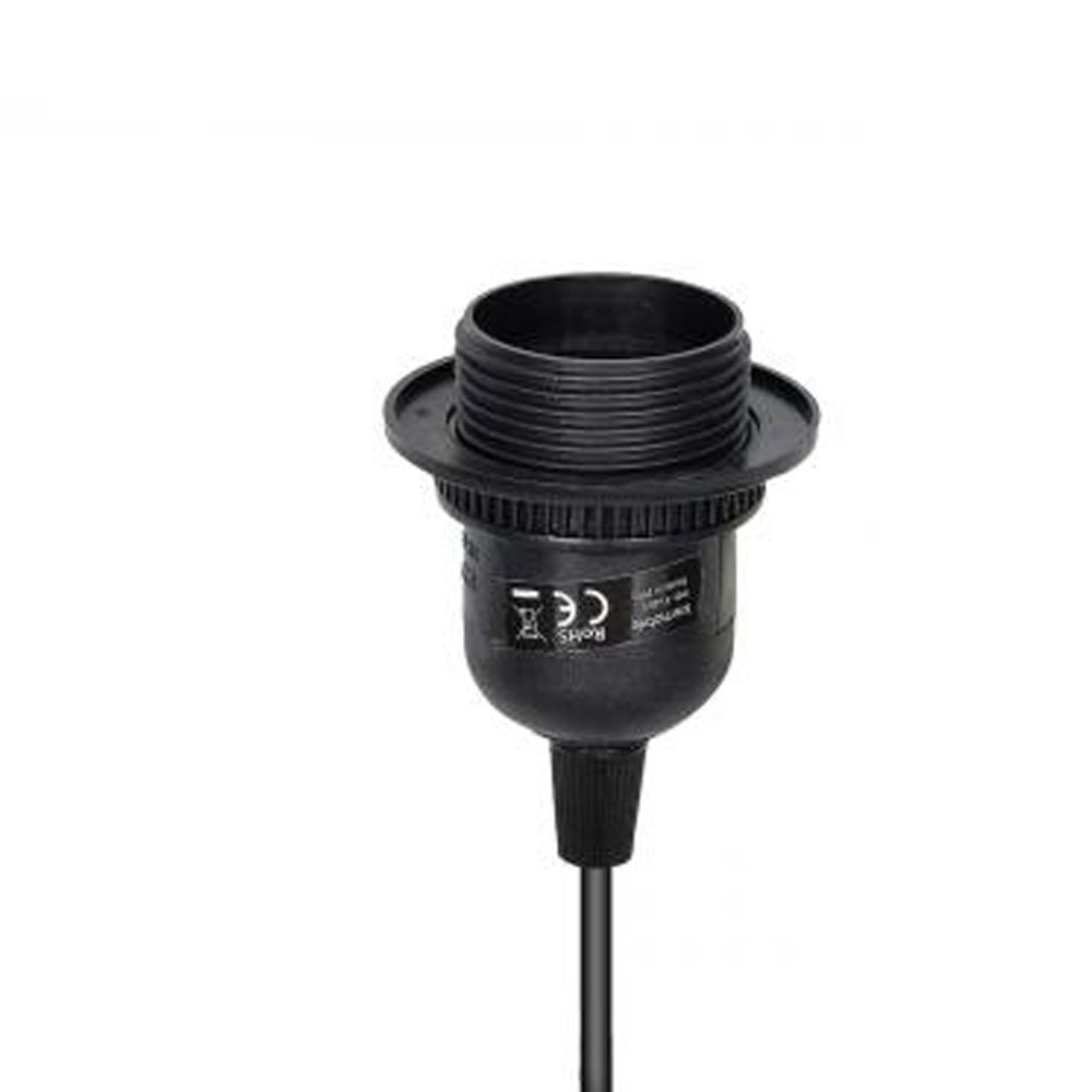 E27 Plug-In Pendant Light Fixture Lamp Bulb Socket Cord with Dimmer ...